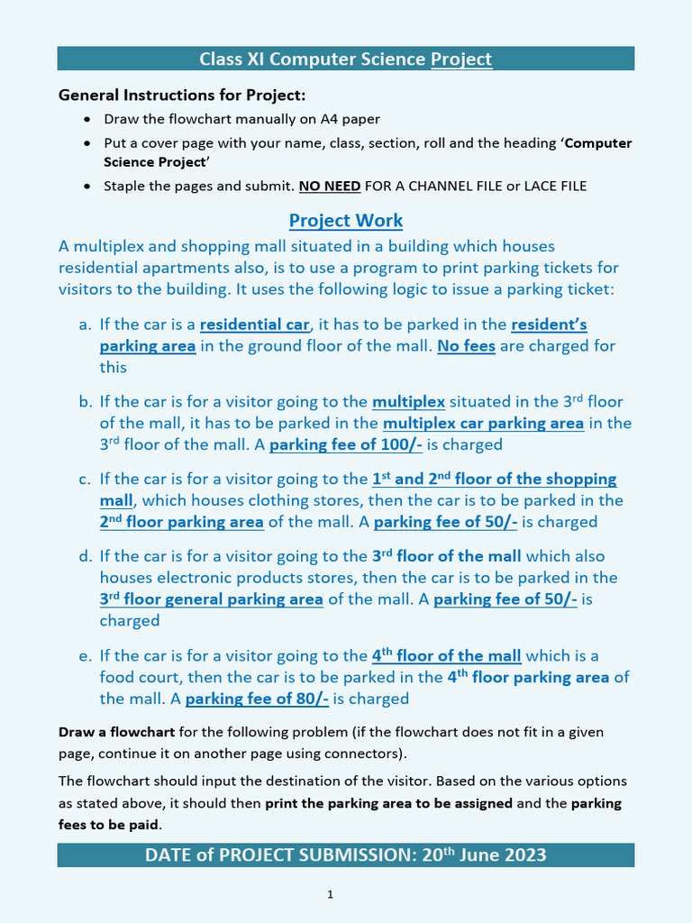 11 Comp SC Project - 1, 2023 | PDF