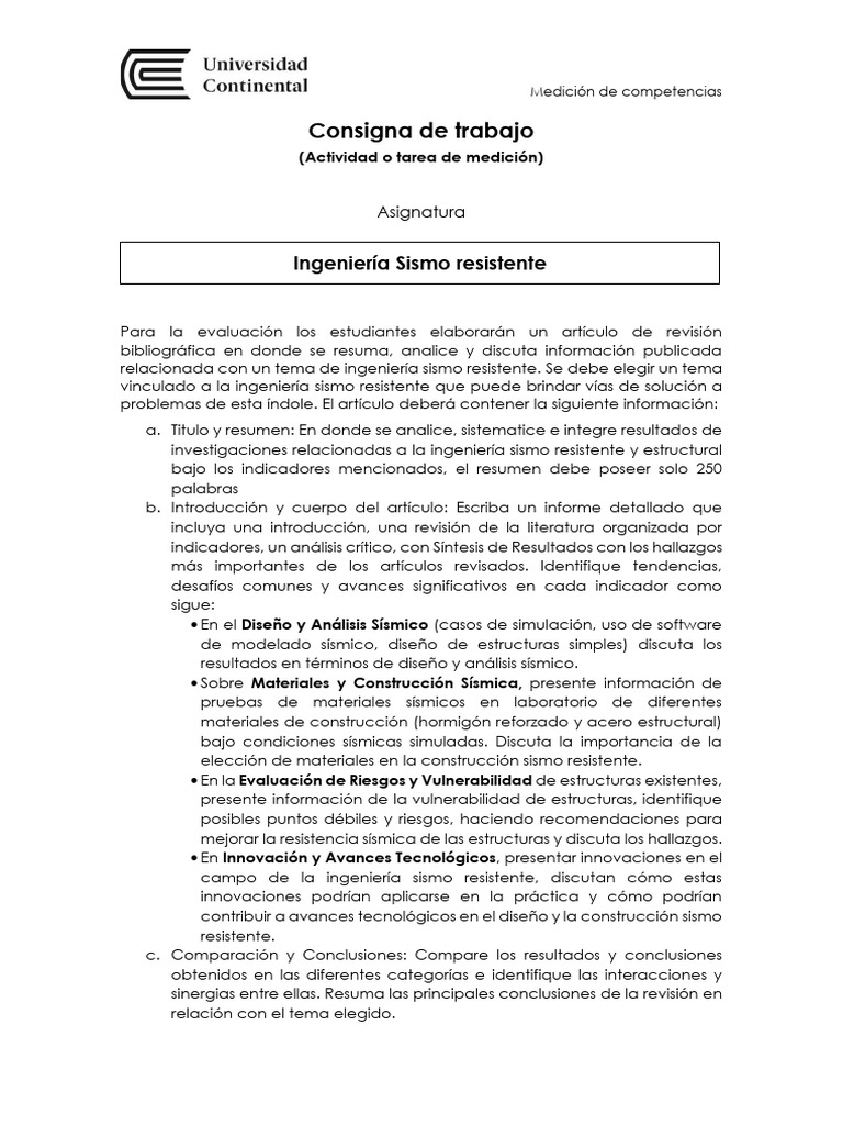 Consigna | PDF | Ingeniería | Diseño