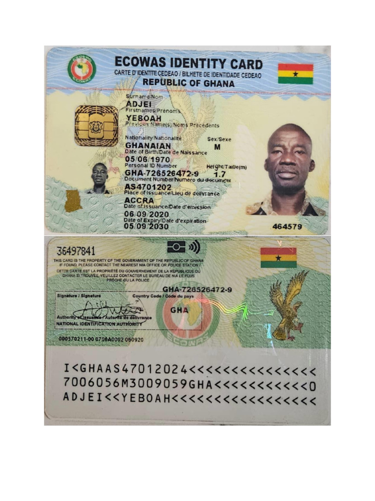 Agyei Yeboah - GH Card | PDF