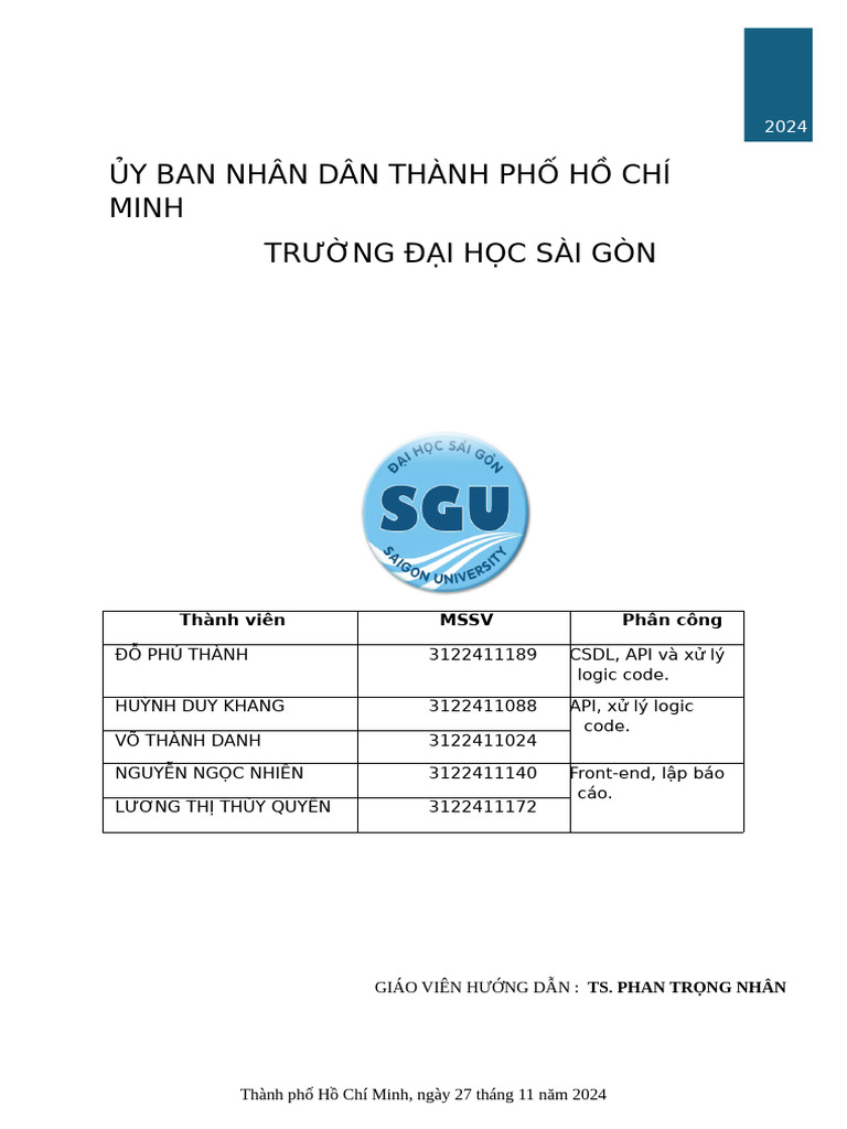 Form Báo Cáo XX | PDF