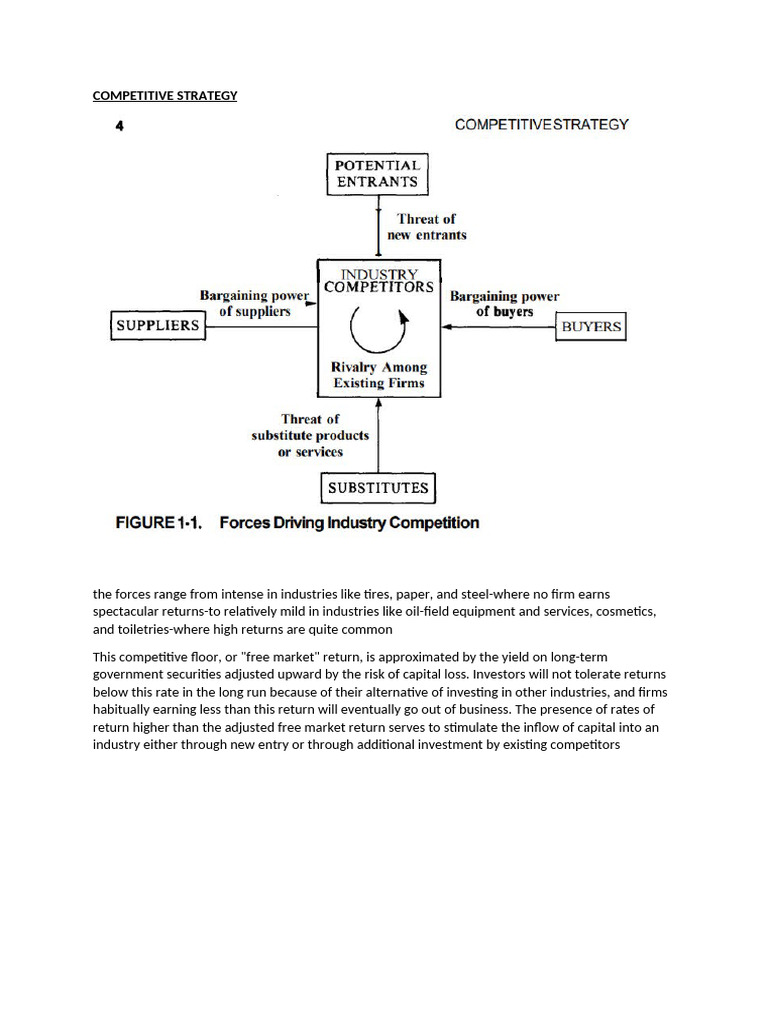 Competitive Strategy | PDF