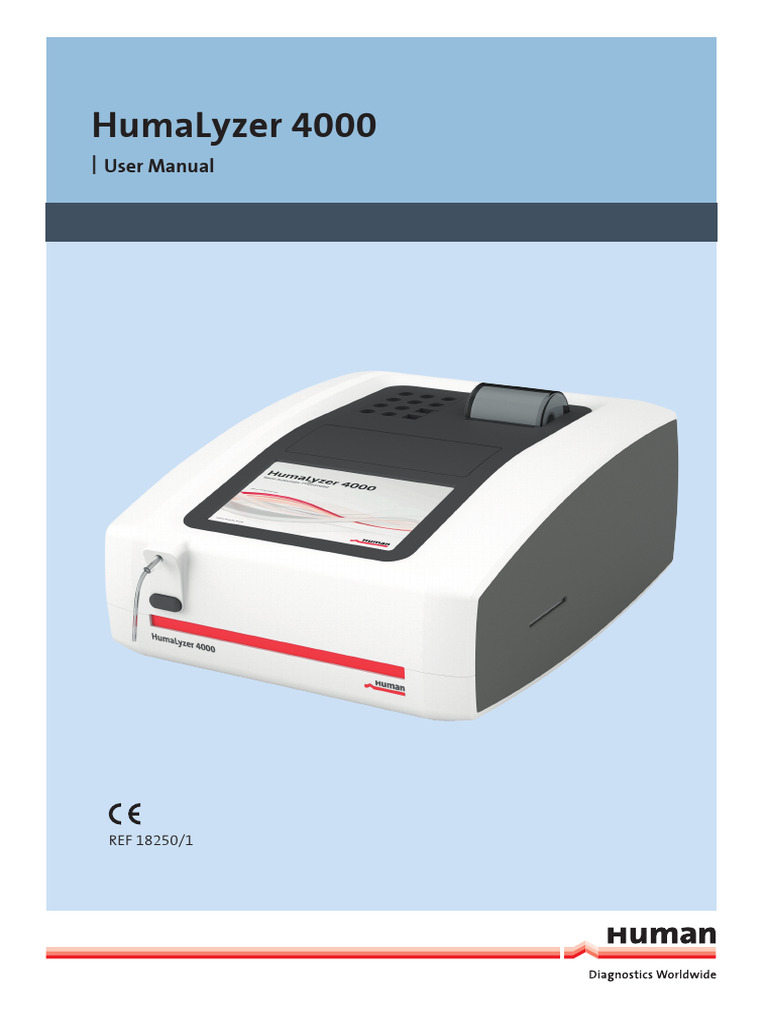 Humalyzer4000 Manual | PDF | Usb Flash Drive | Computer Keyboard
