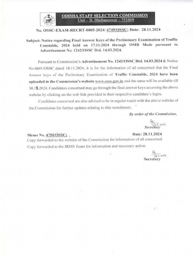 Notice TC Final | PDF