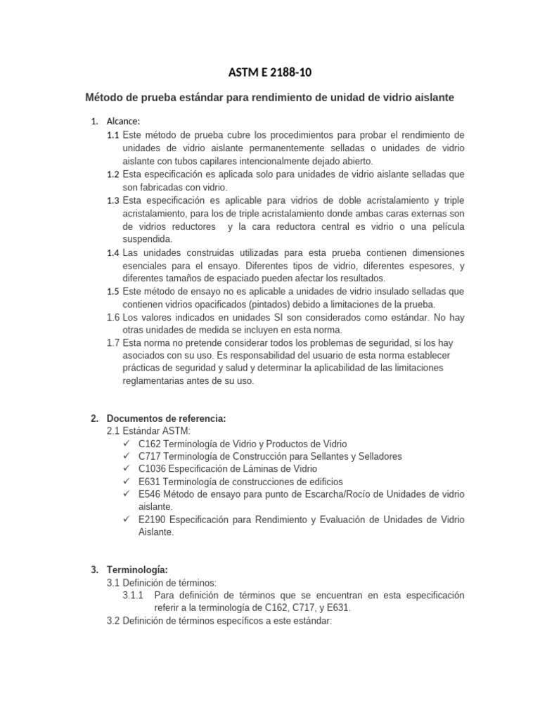 Astm e 2188 - 1-2 | PDF | Niebla | Lentes