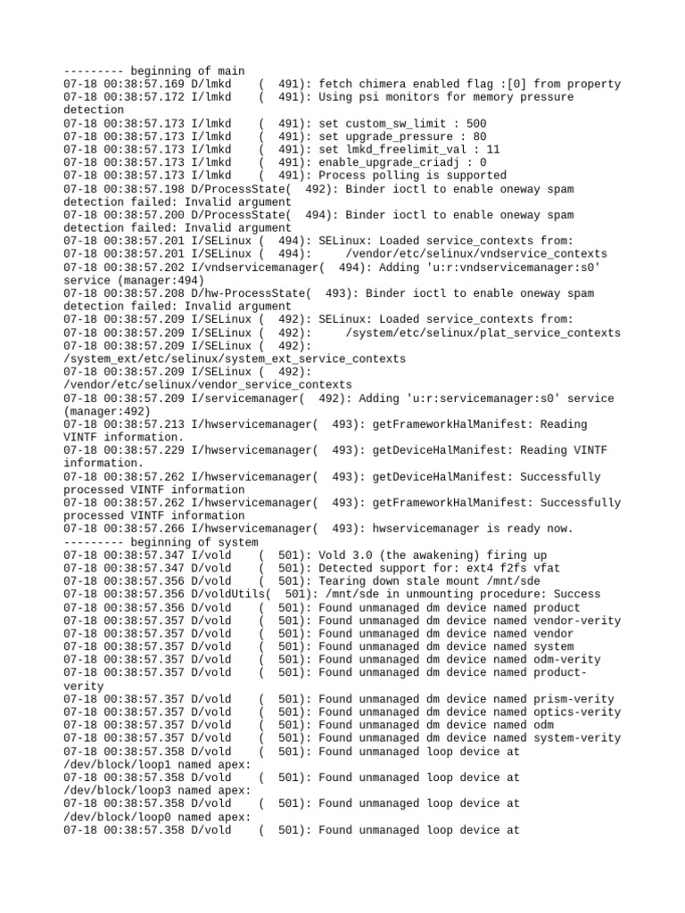 Logcat Home Fota Update Log | PDF | Operating System Technology | Computer Data