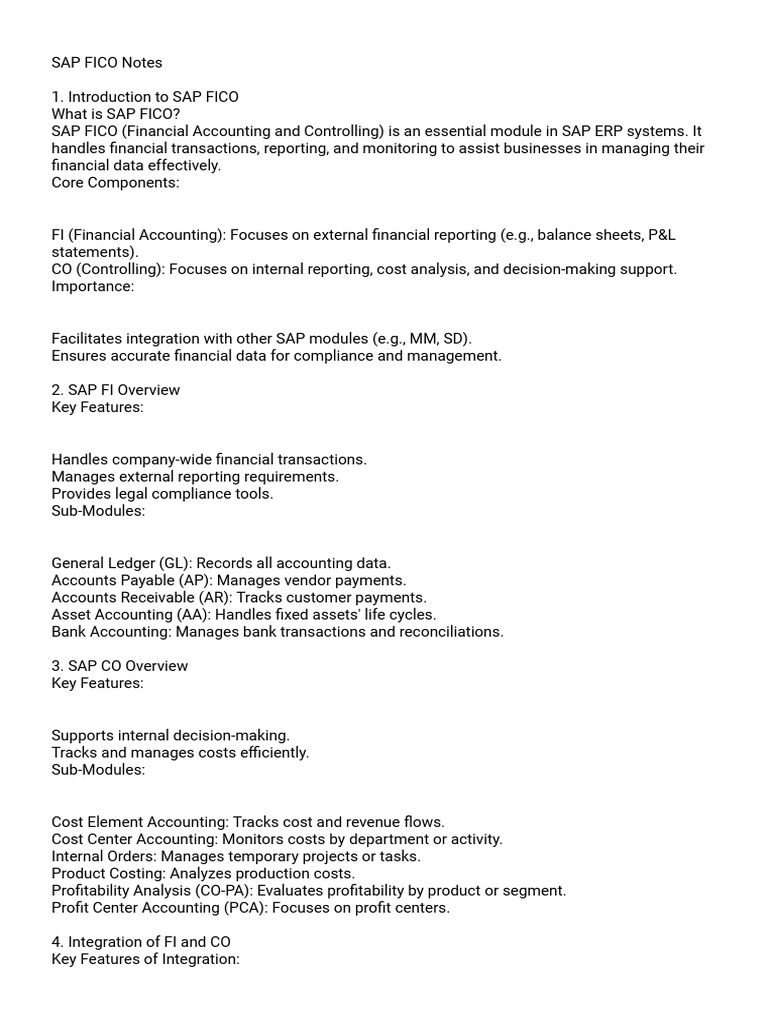 Sap Fico | PDF | Financial Statement | Balance Sheet