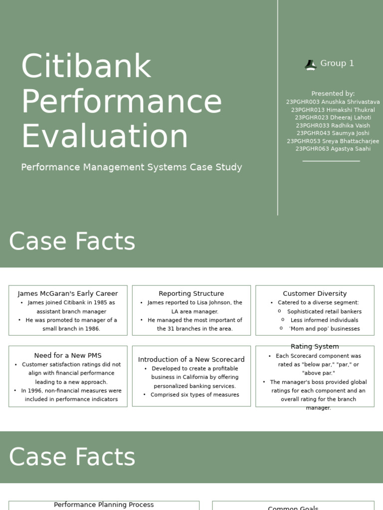 Citibank Case Analysis | PDF | Performance Indicator | Customer Satisfaction