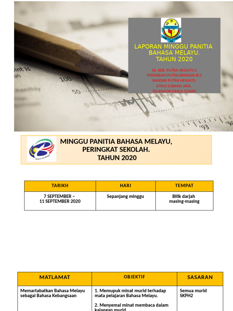 Laporan Minggu Panitia BM (Autosaved) | PDF