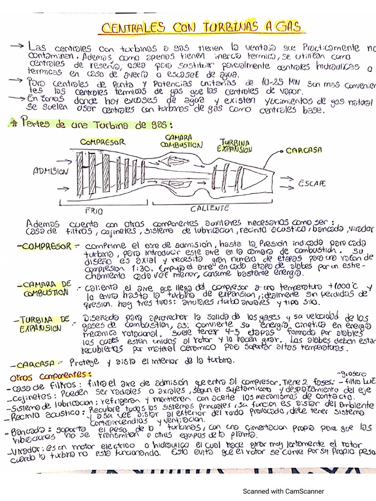 Teoria 2do Parcial Centrales Termicas | PDF