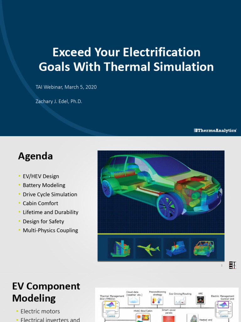 Exceed Your Electrification Goals With Thermal Simulation | PDF ...