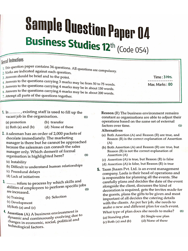 Practice Paper 2 | PDF