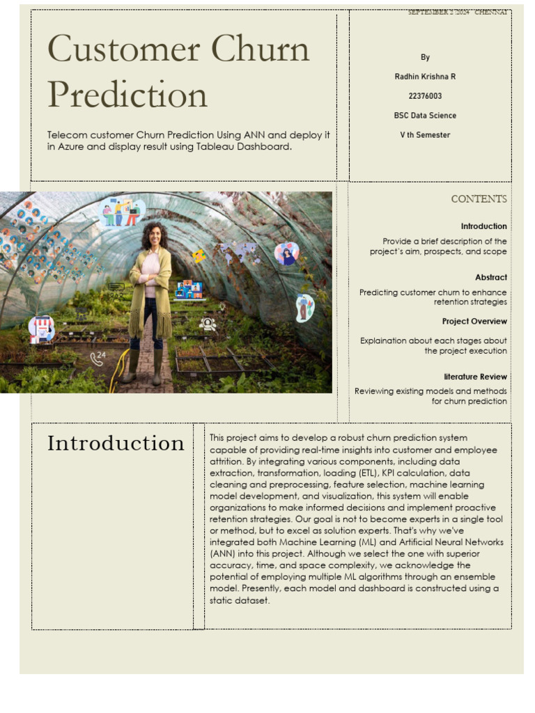 Customer Churn Prediction | PDF | Machine Learning | Artificial Neural ...