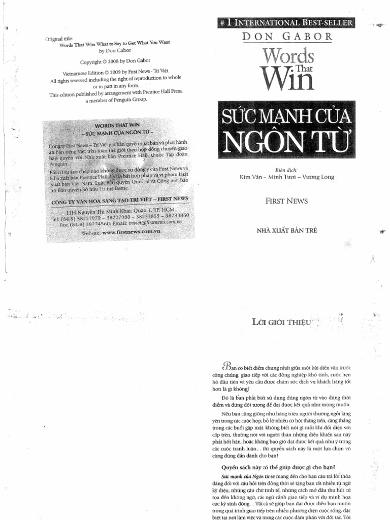 Sach Suc Manh Cua Ngon Tu | PDF