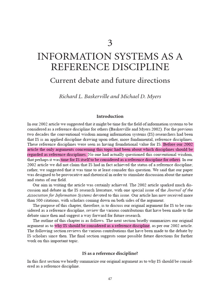 Information-Systems-As-A-Reference-Discipline 24 11 15 10 11 51 | PDF ...