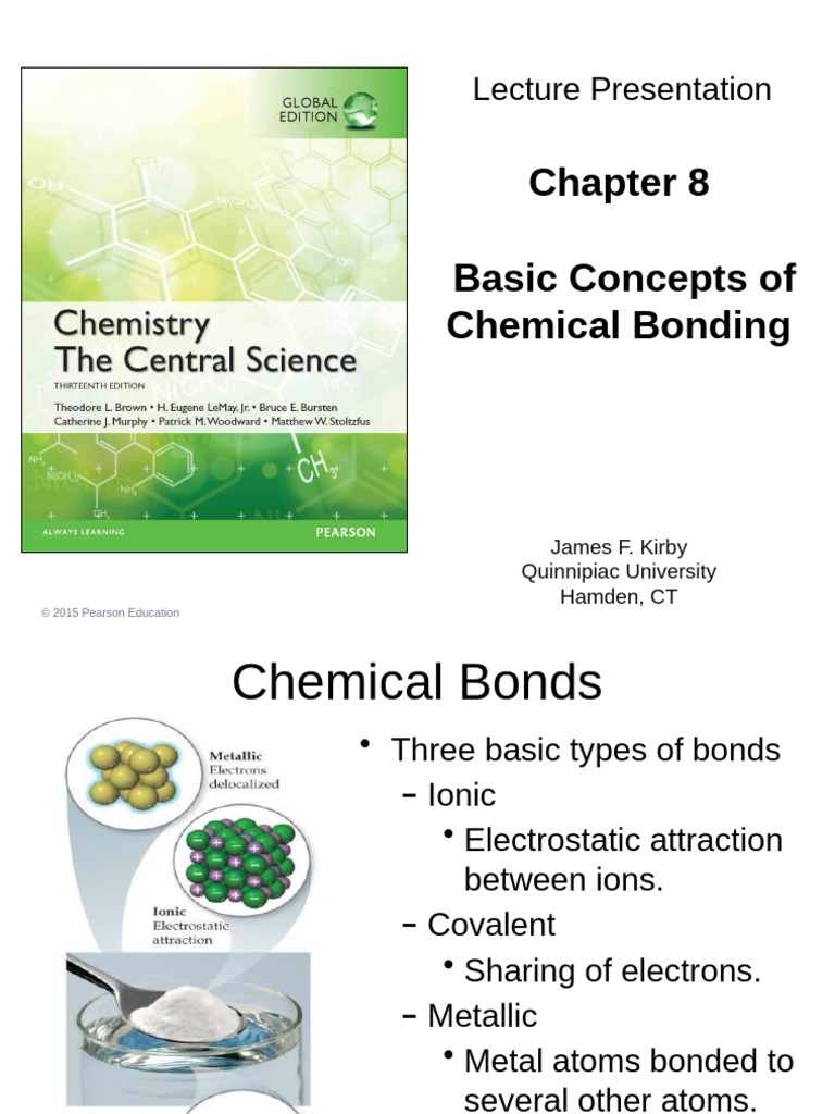 08 Lecture | PDF | Ionic Bonding | Chemical Bond