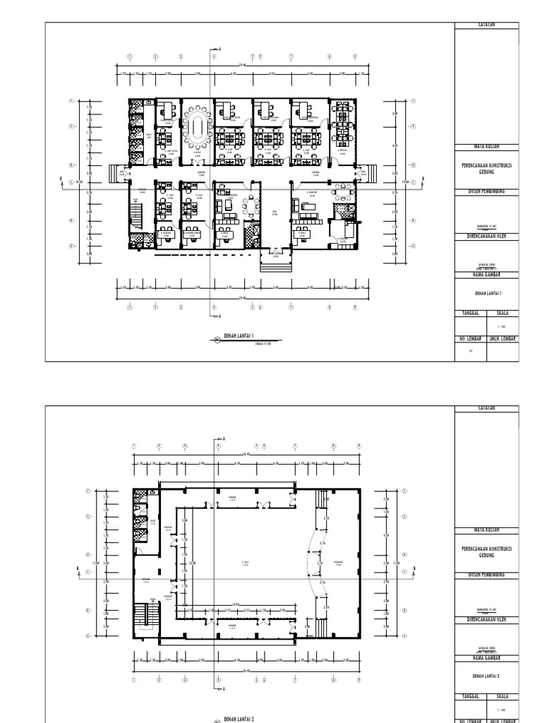 Gambar Gedung Aula 2 Lantai | PDF