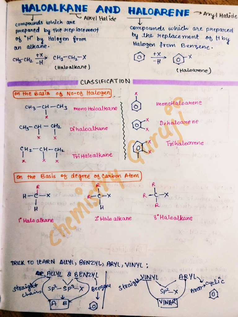 Haloalkanes and Haloarenes | PDF