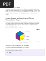 Different Types of Solid Figures - Math Reporting | PDF