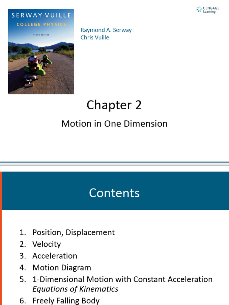 Chapt 02 | PDF | Velocity | Acceleration