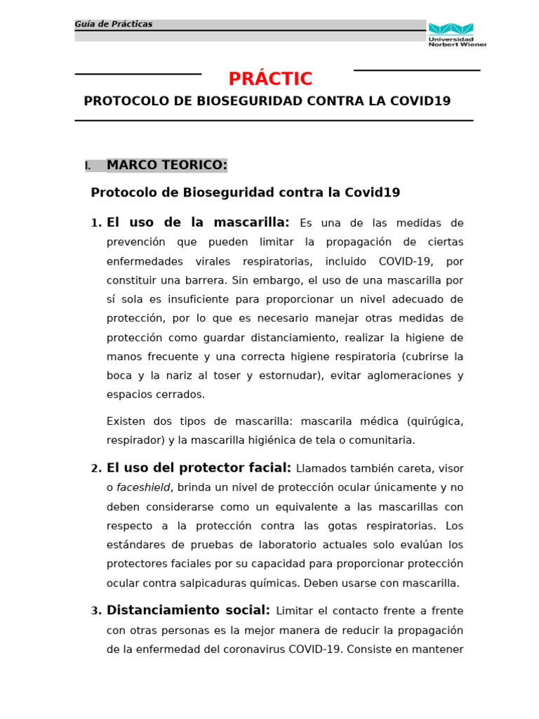 Trabajo Practica Bioseguridad | PDF