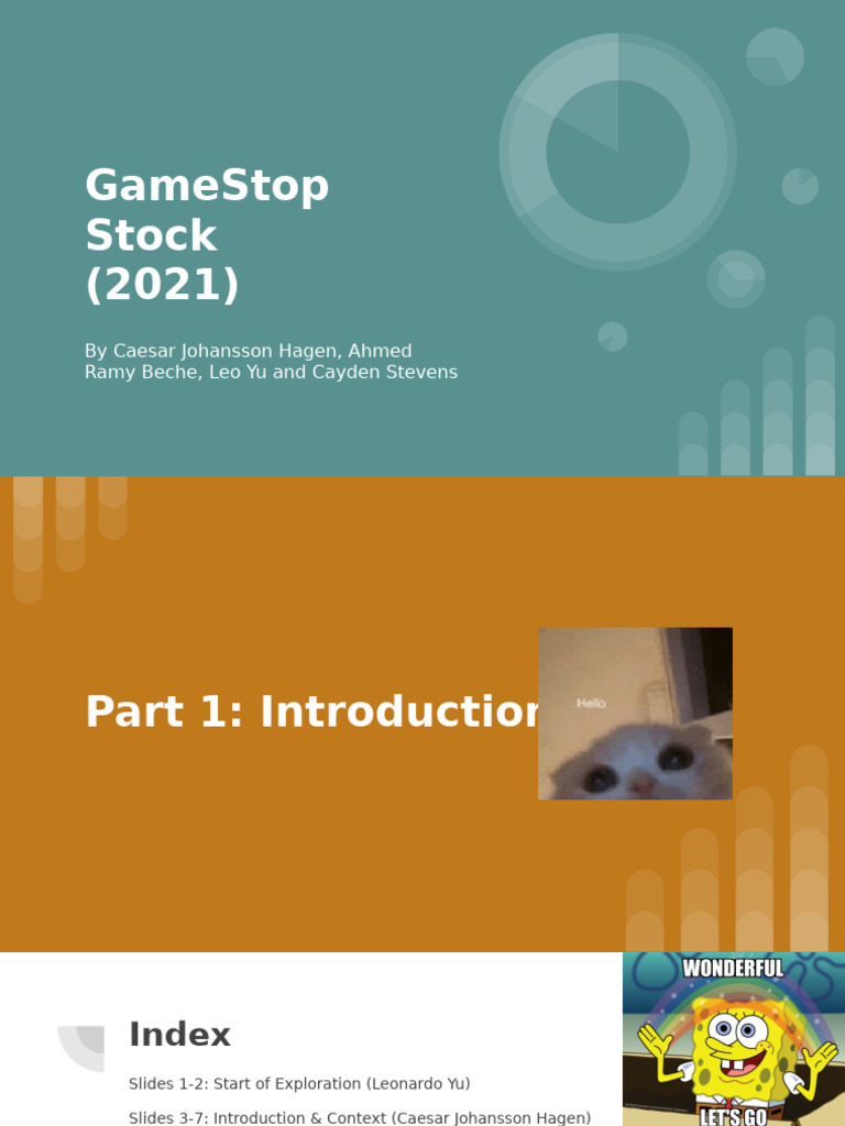 Project GameStop Stock (2021) | PDF | Short (Finance) | Market Trend