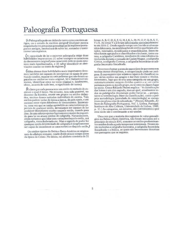 Paleografia | PDF