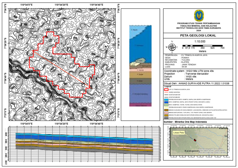Peta Geologi Lokal | PDF
