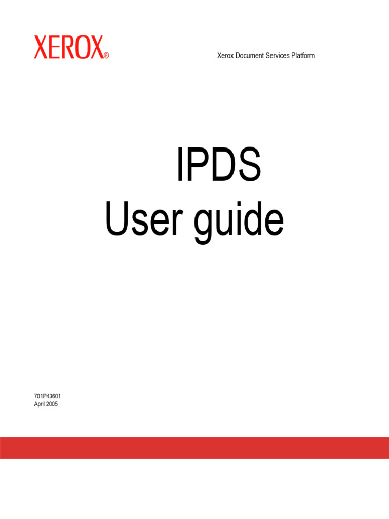 Ipds Ug 0405 | PDF | Graphical User Interfaces | Printer (Computing)
