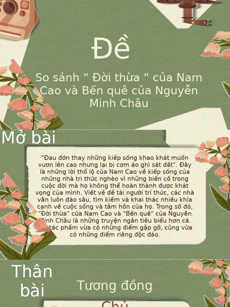 Nhom 1 12c6 Bai So Sanh Doi Thua Va Ben Que | PDF