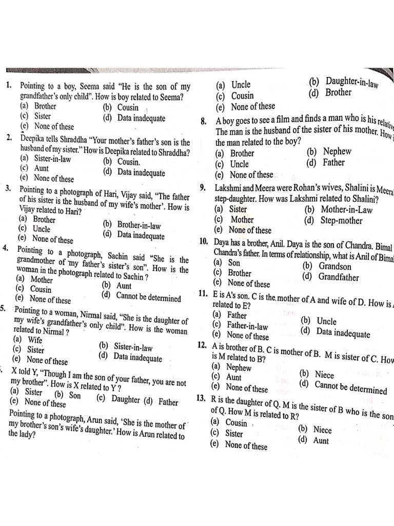 Blood Relation | PDF