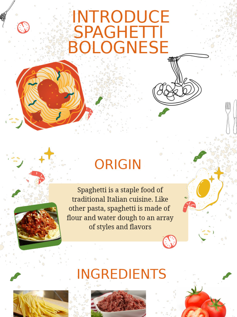 Nhóm 1 12c6 Introduce Spaghetti | PDF
