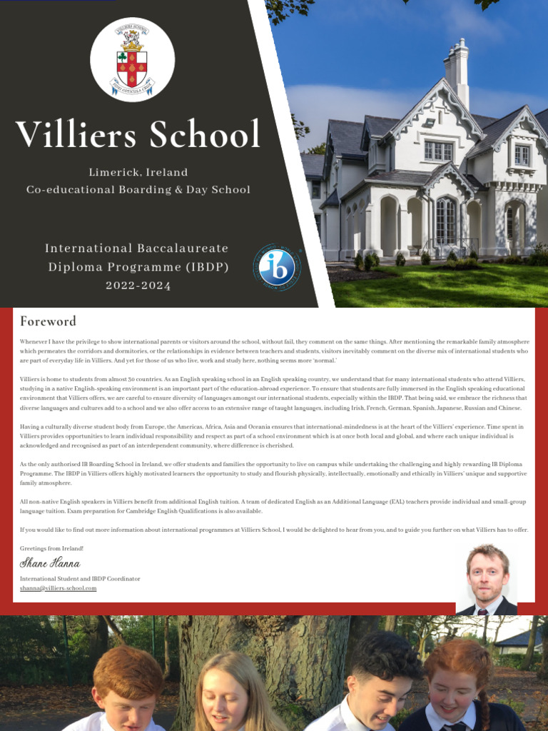 Villier School IBDP-Brochure-2022-2024 | PDF | Cognition