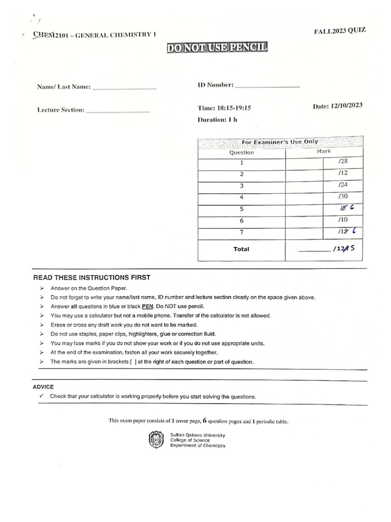 Quiz Answers Key | PDF
