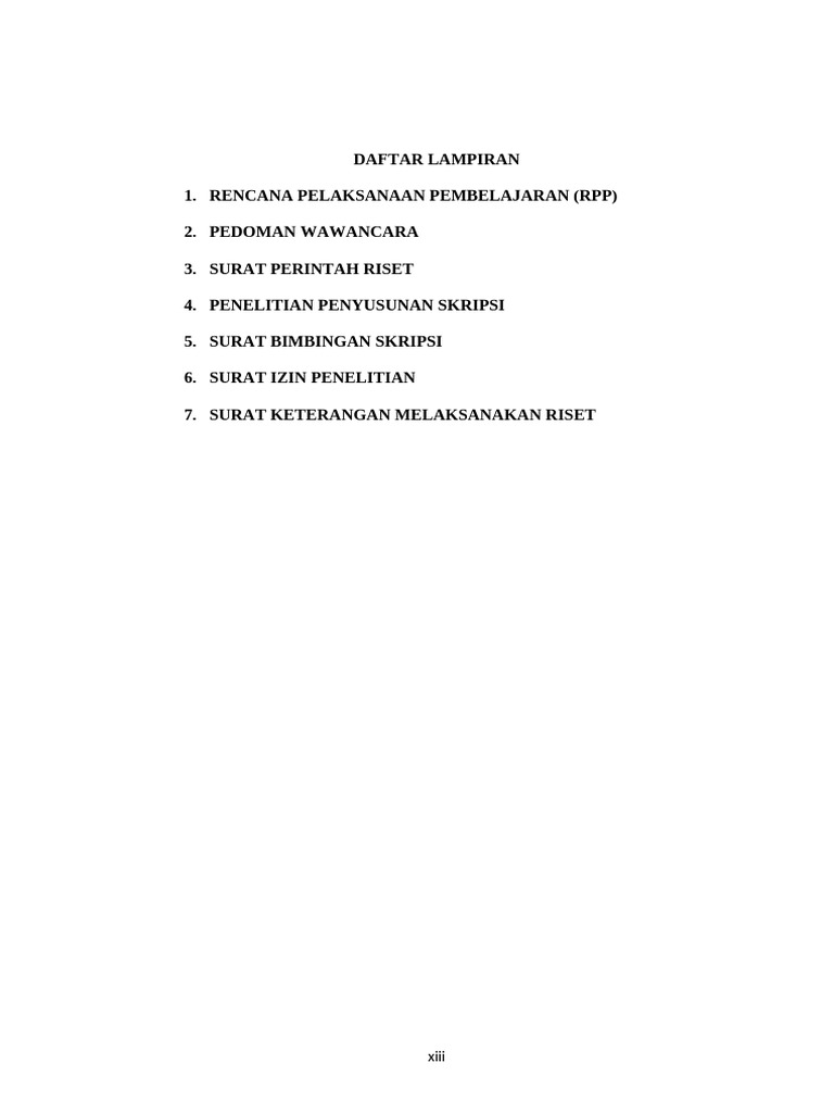 Lampiran Dokumen Penelitian | PDF