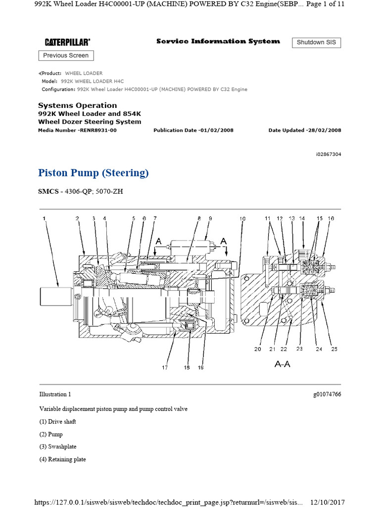 Piston Pump 992k | PDF | Pump | Valve