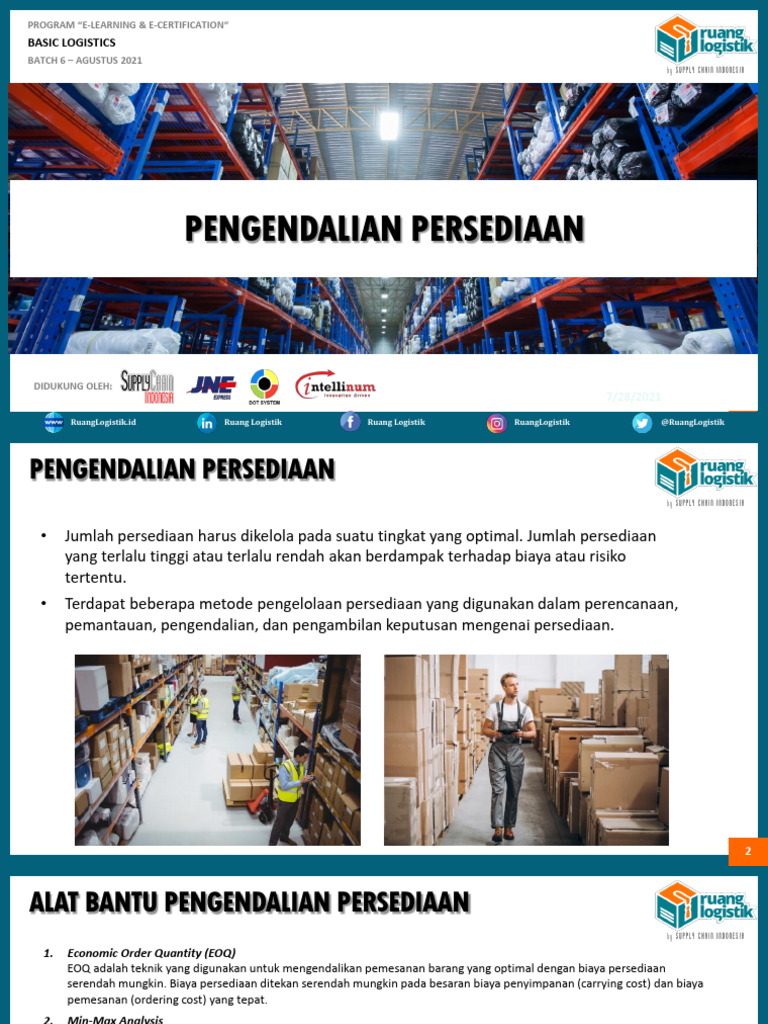 RL. Pengendalian Persediaan | PDF