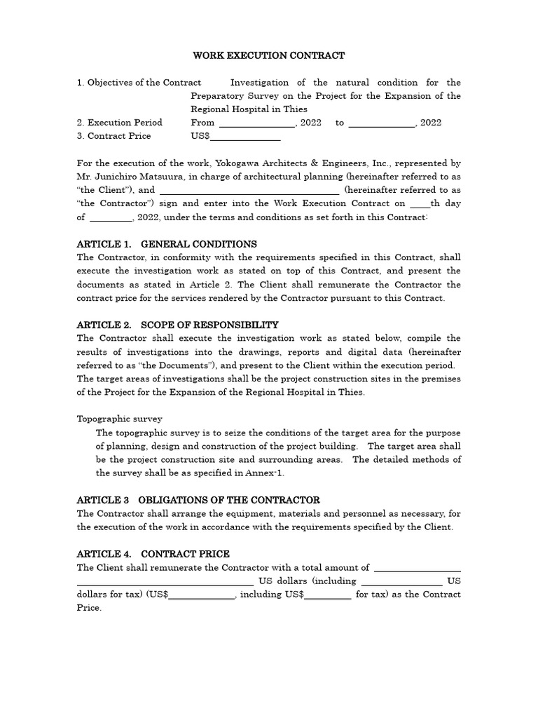 1 Contract - TopoSurvey210901 | PDF | Private Law | Business Law