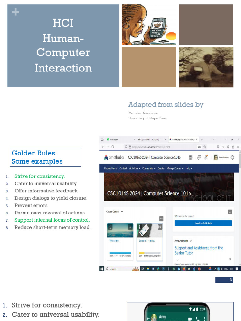 HCI Design Principles and User Empathy | PDF | Empathy | Menu (Computing)