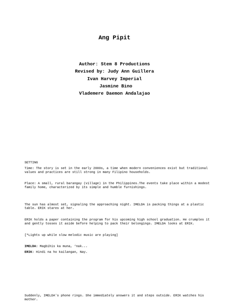 Ang Pipit Latestedit Super Latest | PDF