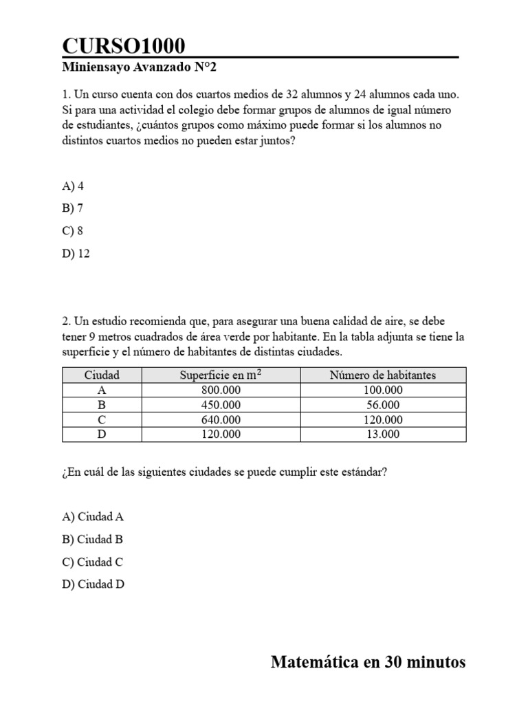 ME2 - Curso1000 | PDF | Matemáticas