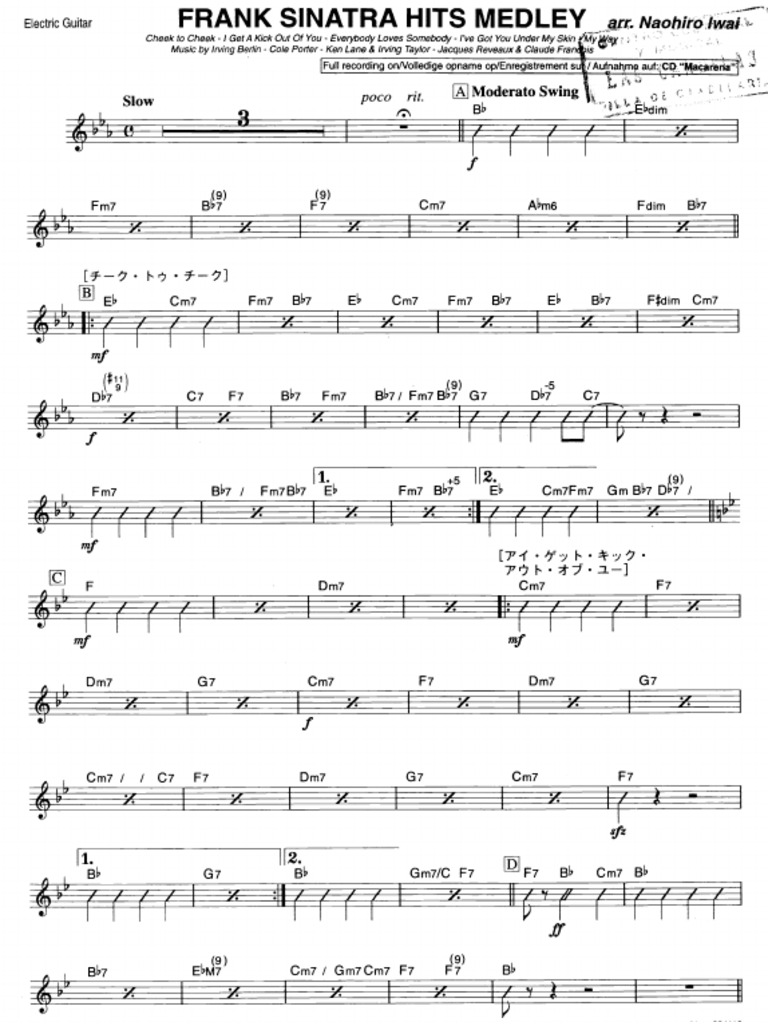 Frank Sinatra Guitar Fabian | PDF