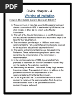 9 Civics CH 4 Working of Institutions | PDF | Government Of India ...
