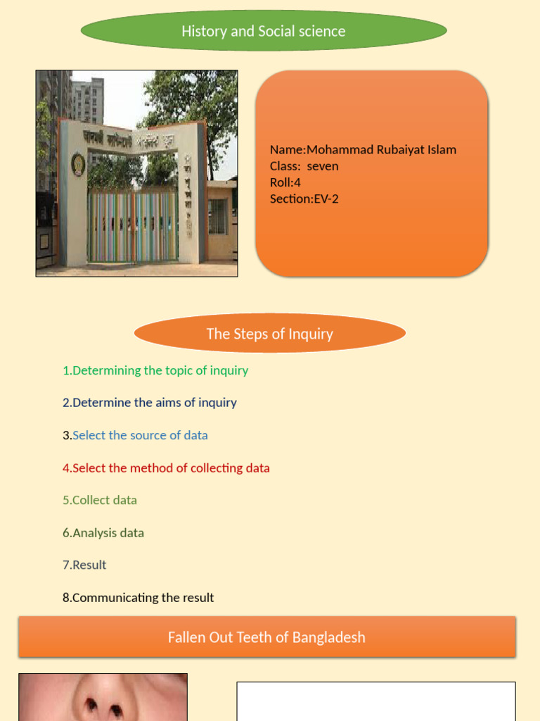 Steps of Inquiry in Social Science | PDF