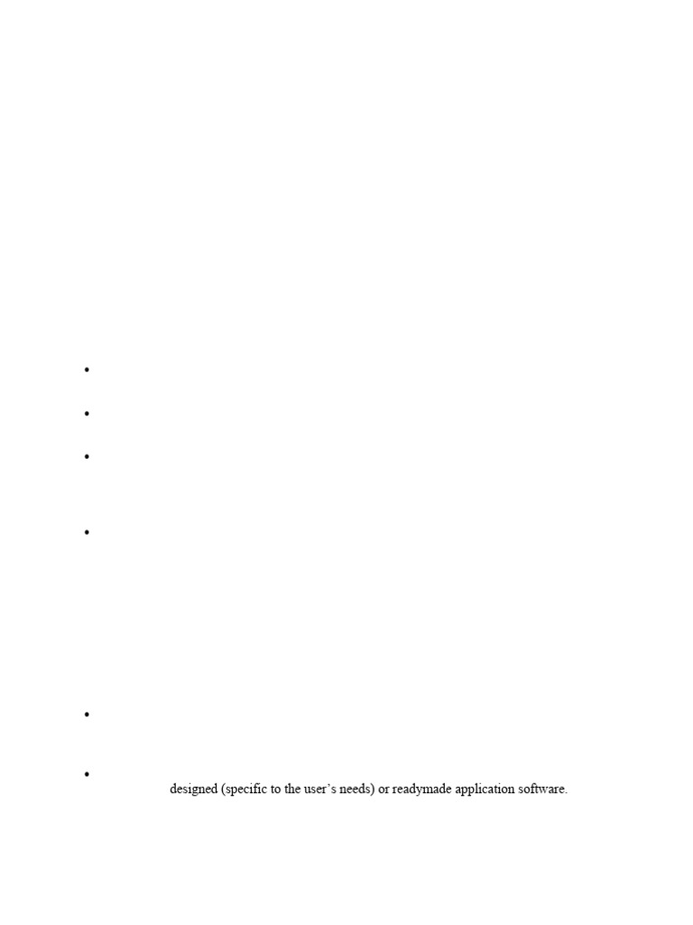 Elements of A Computer System | PDF | Printer (Computing) | Computer ...