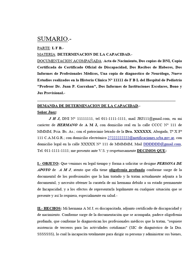 Modelo Demanda Determinacion de La Capacidad | PDF | Documento de ...