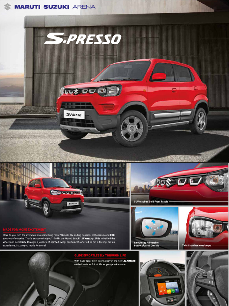 SpressoBrochure Spresso 6 Pager Brochure Red Car A4 Digital New | PDF