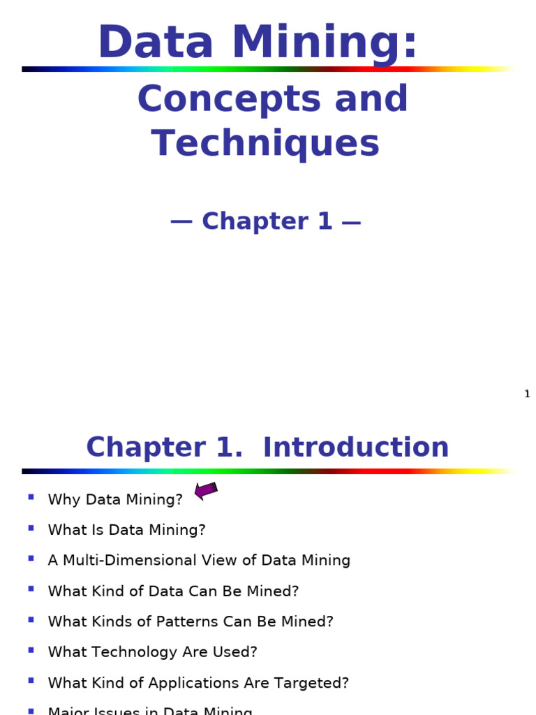 MODULE 1 (1) | PDF | Data Mining | Data