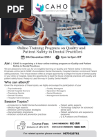 CDHO Quality Assurance Program Guidelines | PDF | Dental Hygienist ...