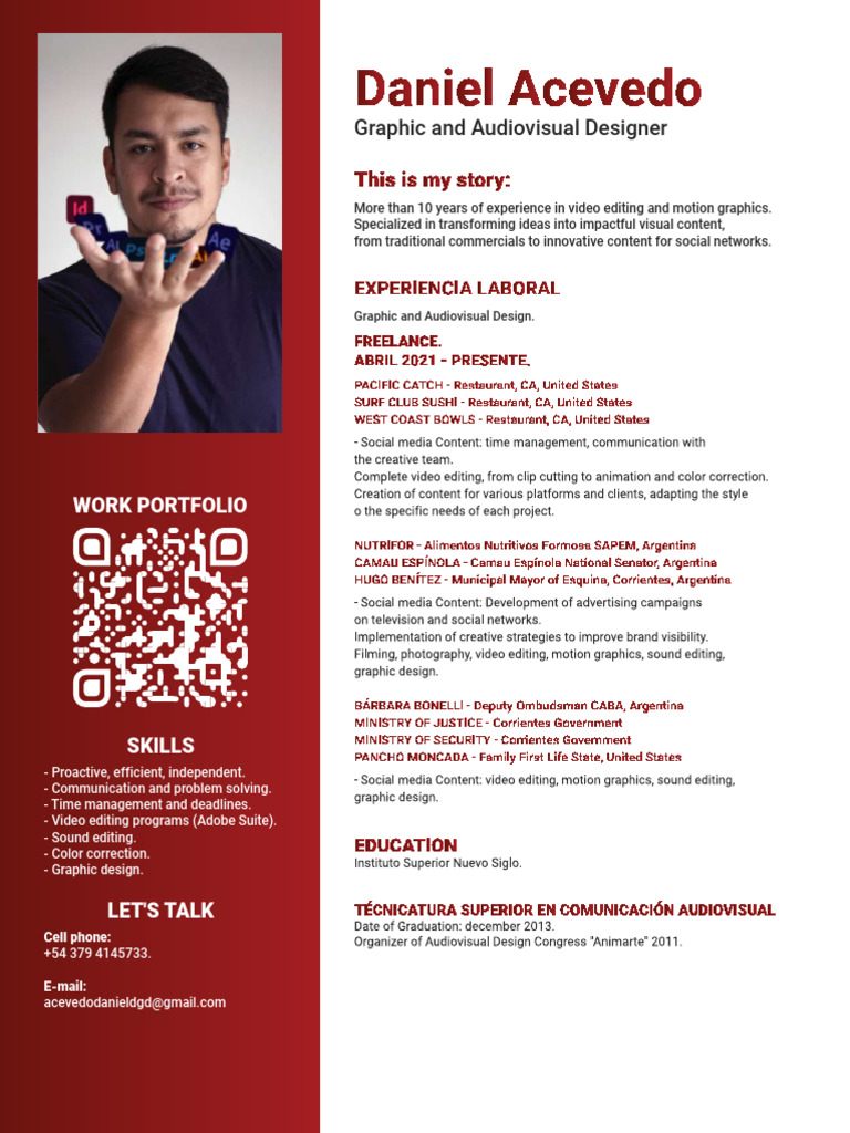 CV Daniel Acevedo | PDF