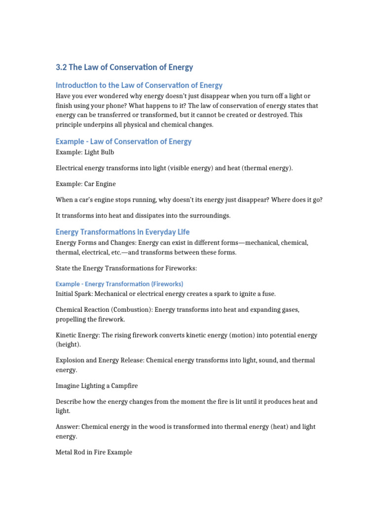 Understanding Energy Conservation Principles | PDF | Heat | Calorimetry